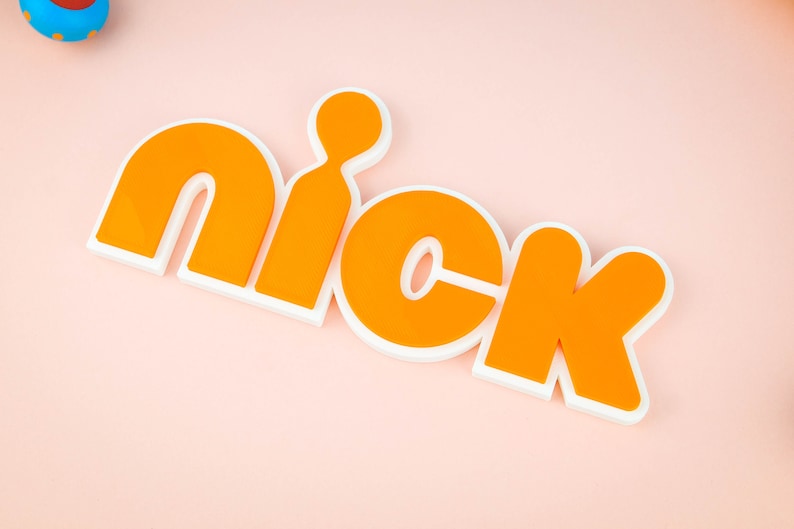 Nick Logo Stand 3D Printed Kids Toy Gift Pretend Play - Etsy