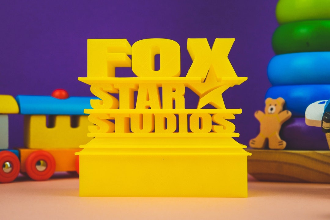 Fox Star Studios 3D Printed Logo Pretend Play Kids Toy Warner Bros 3D ...