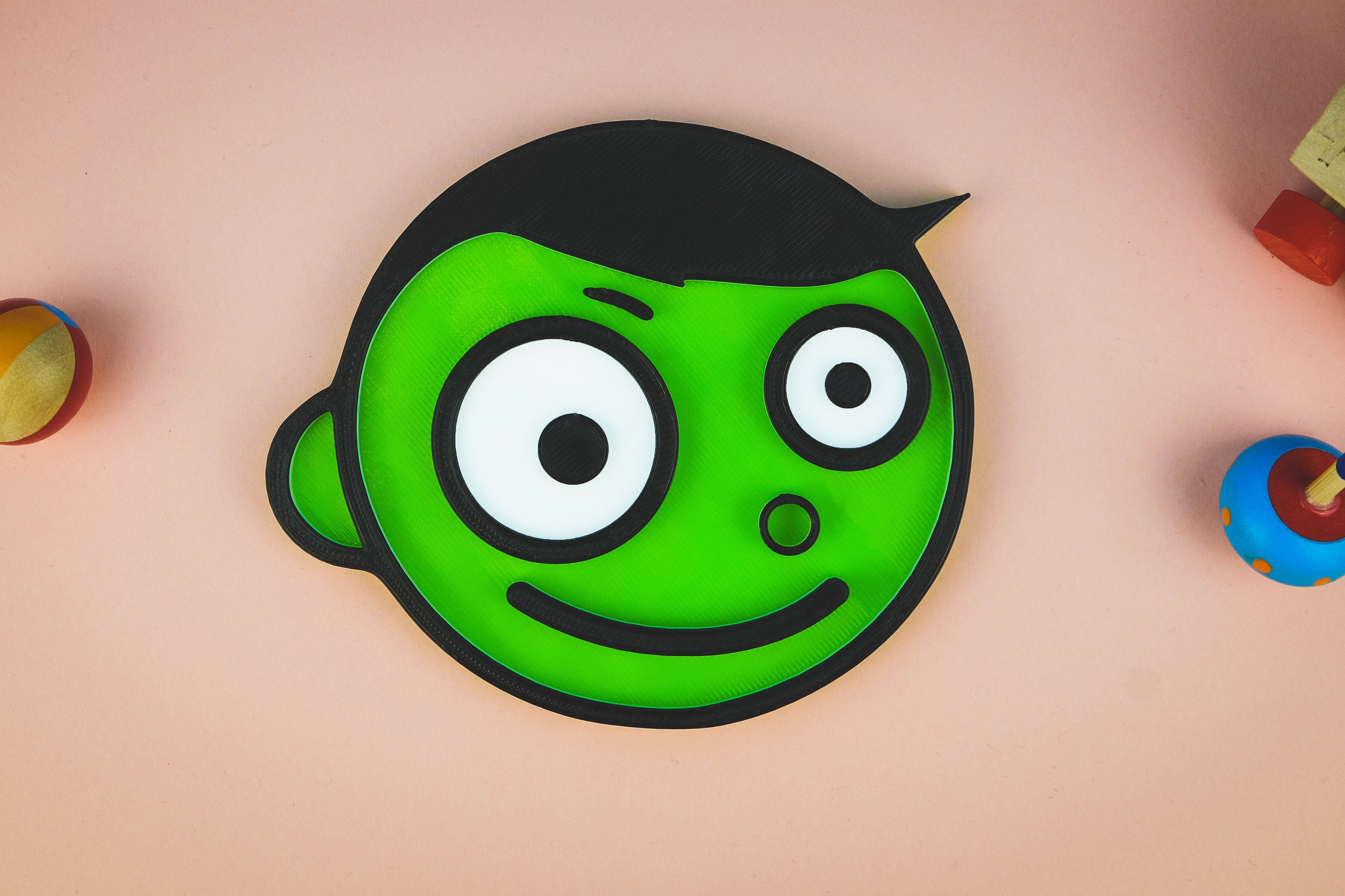 PBS Kids Happy Face 3D Printed Logo - Etsy Singapore