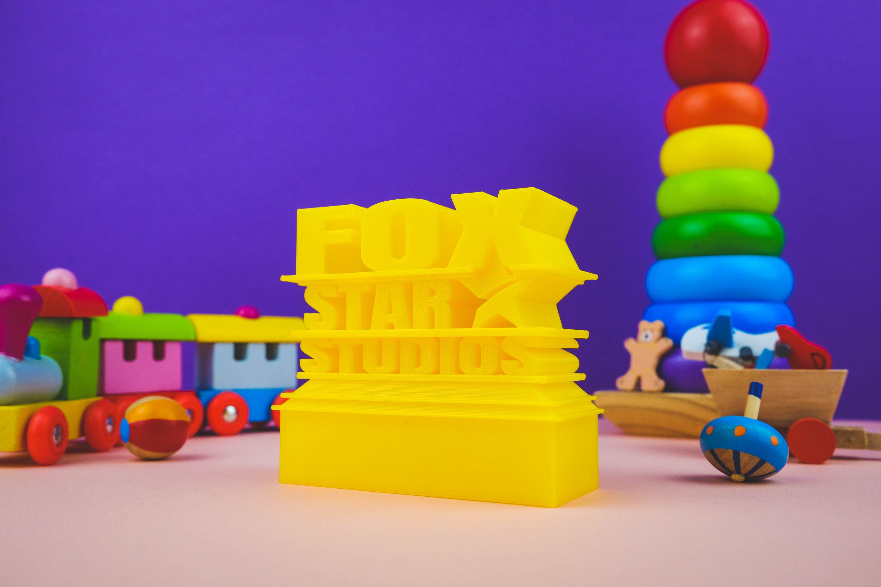 Fox Star Studios 3D Printed Logo Pretend Play Kids Toy Warner Bros 3D ...