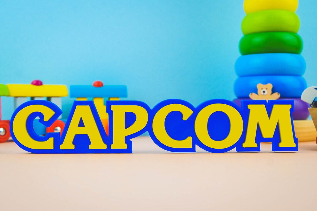 Capcom Logo 3D Printed Decoration Pretend Play Kids Toy 3D Printing Man ...