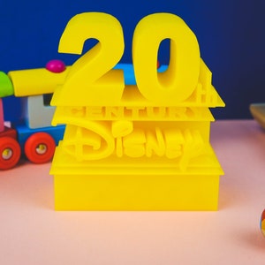 20th Century Disney 3D Printed Logo - Etsy