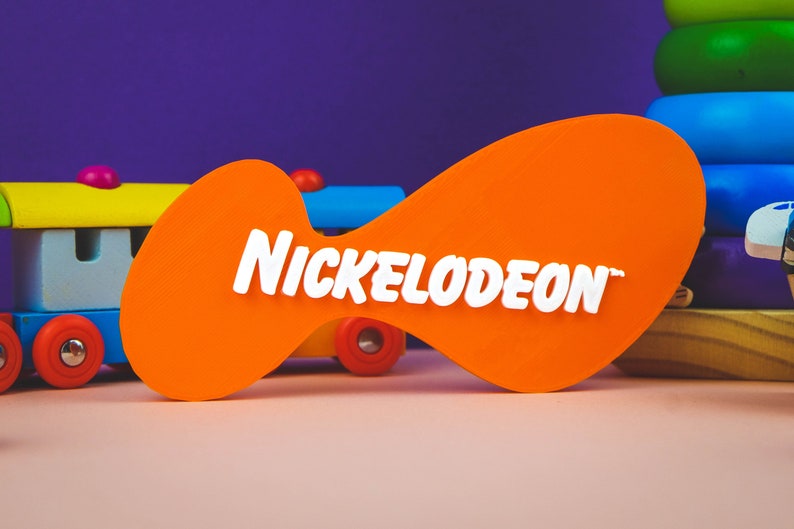 Nickelodeon Logo Nick Junior Jr 3D Printed Stand Door Sign - Etsy