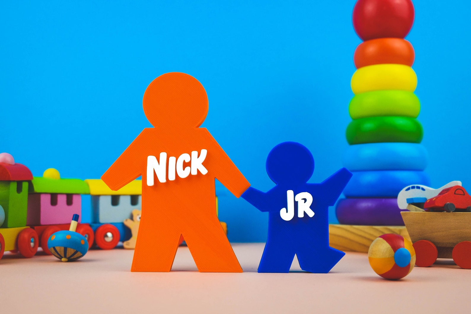 Nick Jr 3D Printed Logo Clasic Version Nickelodeon Junior - Etsy Israel
