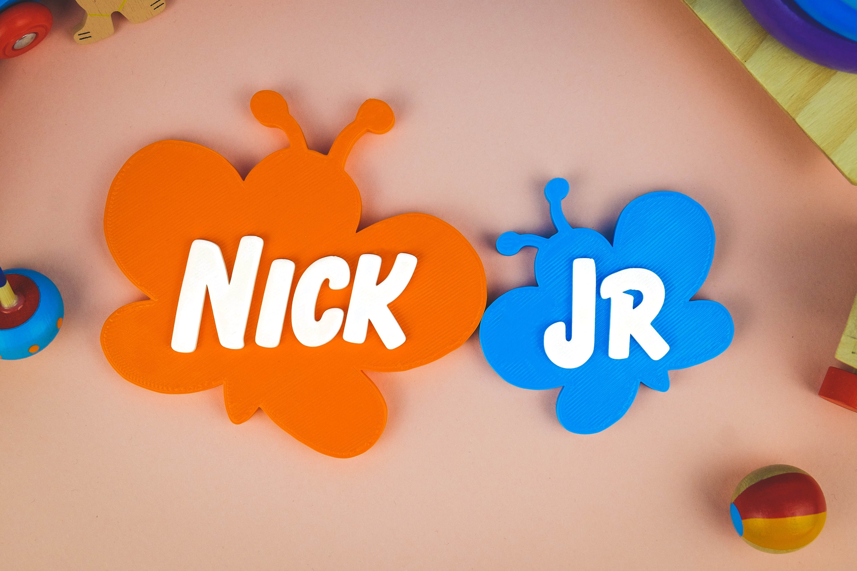 Nick Jr Butterflies Logo 3D Impreso Logo Kids Toy - Etsy México