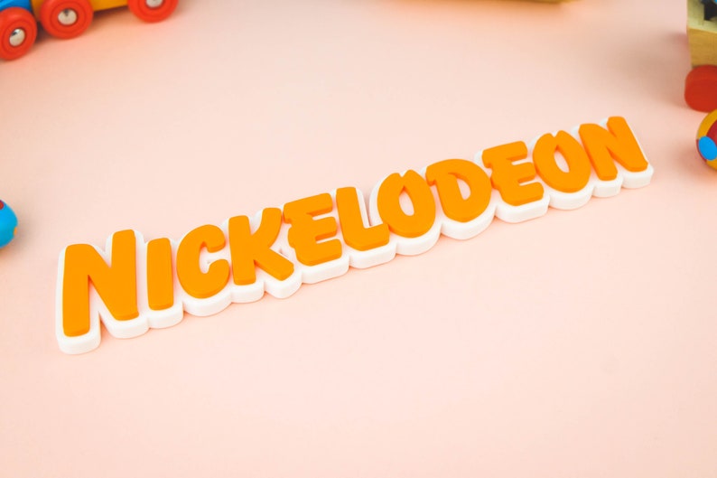Nickelodeon Logo Stand 3D Printed Kids Toy Gift Pretend Play - Etsy