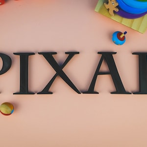 Pixar Playable Set 3D Printed Logo Pretend Play Pixar Letters Luxo Lamp ...