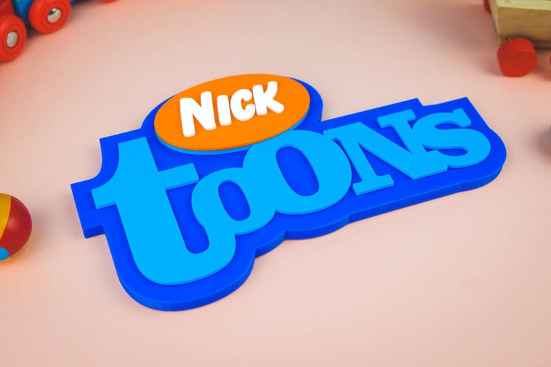 Nicktoons 2005 Nickelodeon TV Logo Nick Junior Jr 3D Printed - Etsy