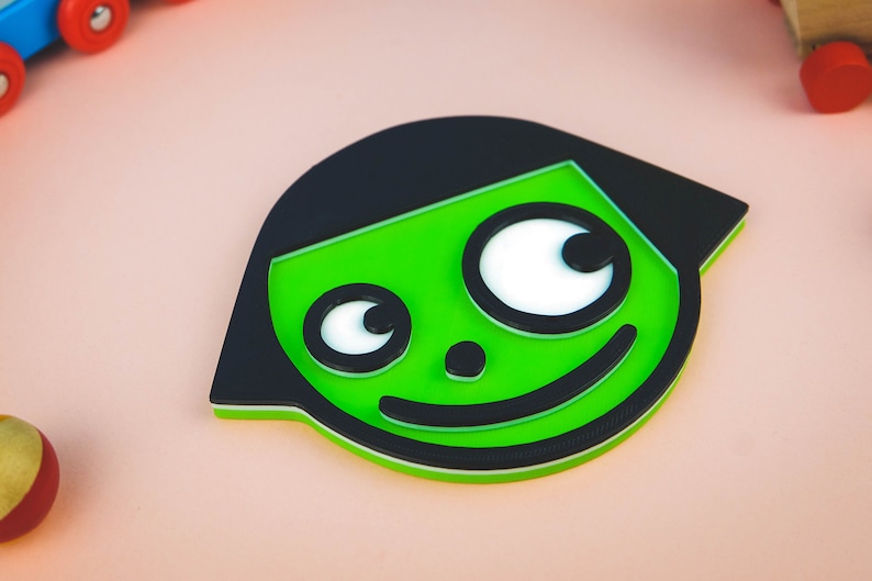 Dot Face PBS Kids 3D Printed Logo - Etsy