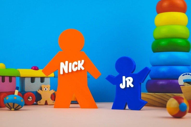 Buy Nick Jr 3D Printed Logo Clasic Version Nickelodeon Junior Online in ...