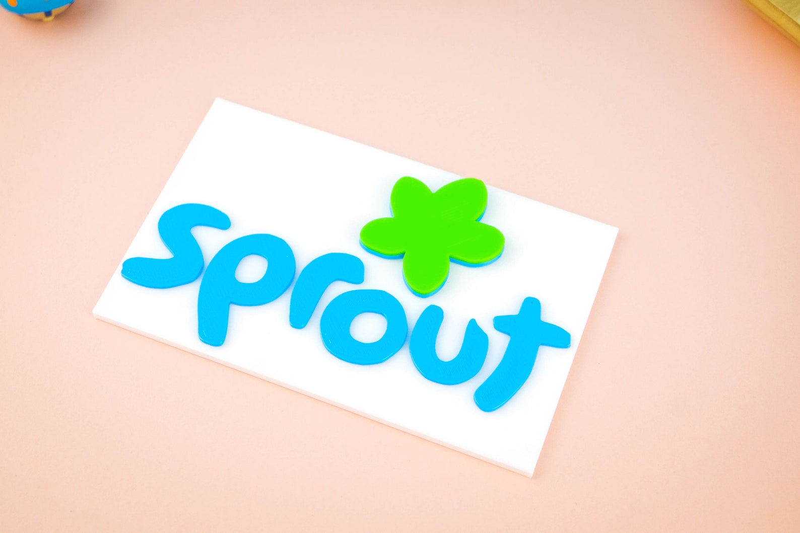 Sprout 3D Printed Logo Pretend Play TVOKIDS 20th Century Fox Kid TV ...