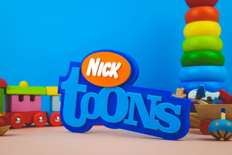 Nicktoons 2005 Nickelodeon TV Logo Nick Junior Jr 3D Printed - Etsy