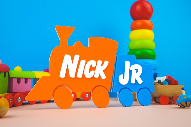 Nick Jr Train Logo 3D Printed Logo Kids Toy - Etsy Australia