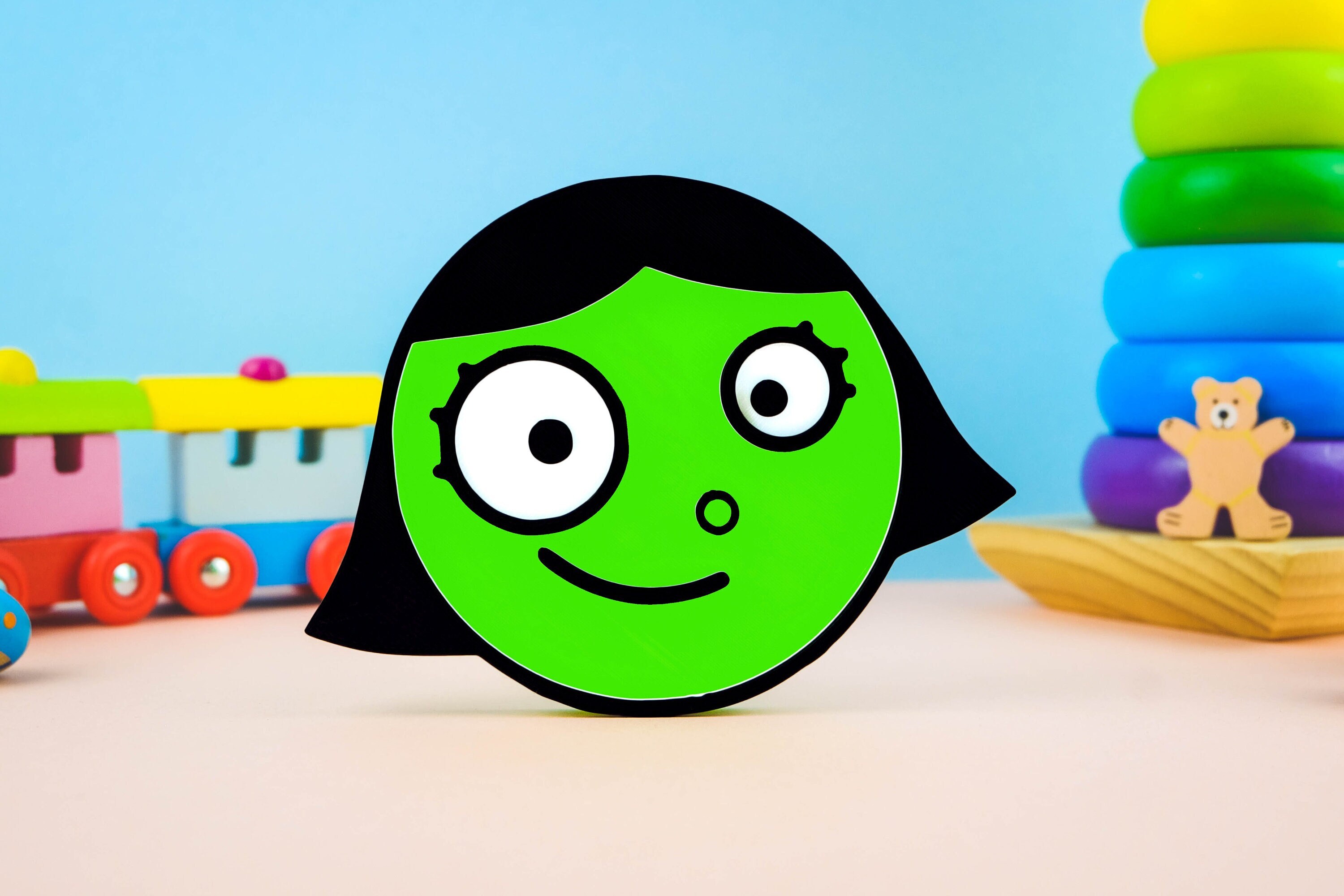 Denise PBS Kids Face Figure Pretend Play Kid Toy 3D Printed - Etsy UK