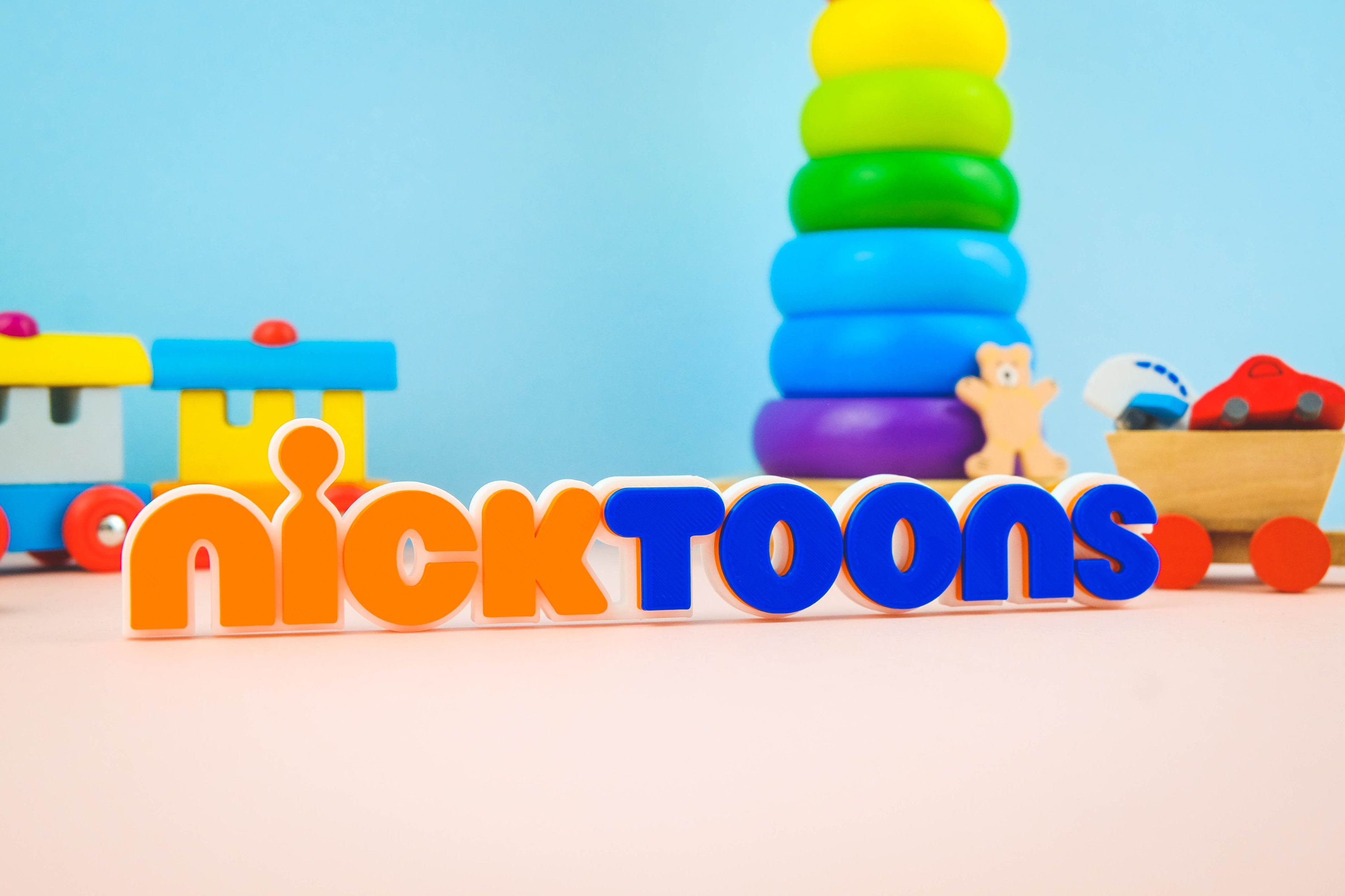 Nick Toons Logo Stand 3D Printed Kids Toy Gift Pretend Play - Etsy Denmark