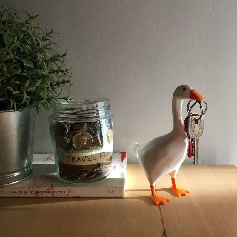 Untitled Goose Magnetic Key Holder 3D Printed Figure - Etsy