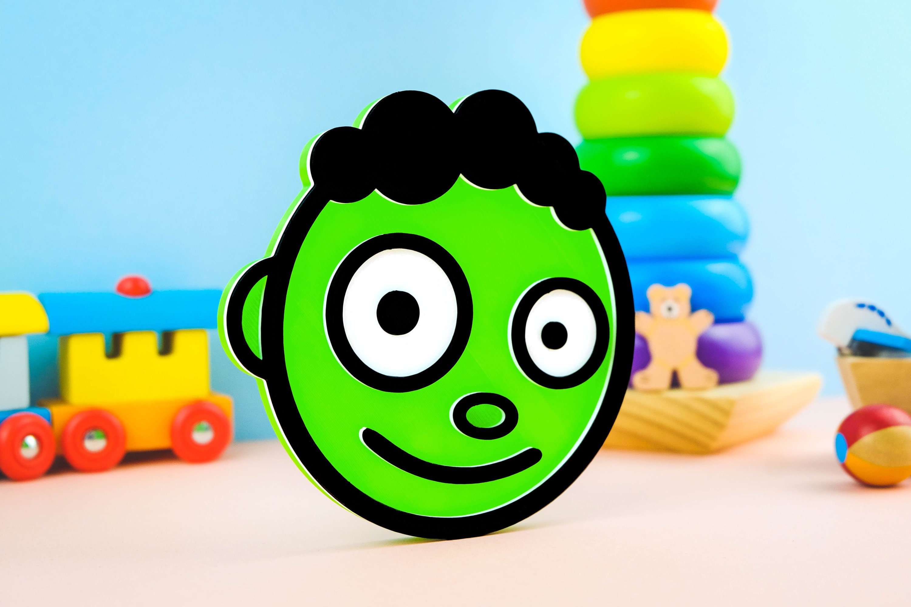 Pablo PBS Kids Face Figure Pretend Play Kid Toy 3D Printed - Etsy