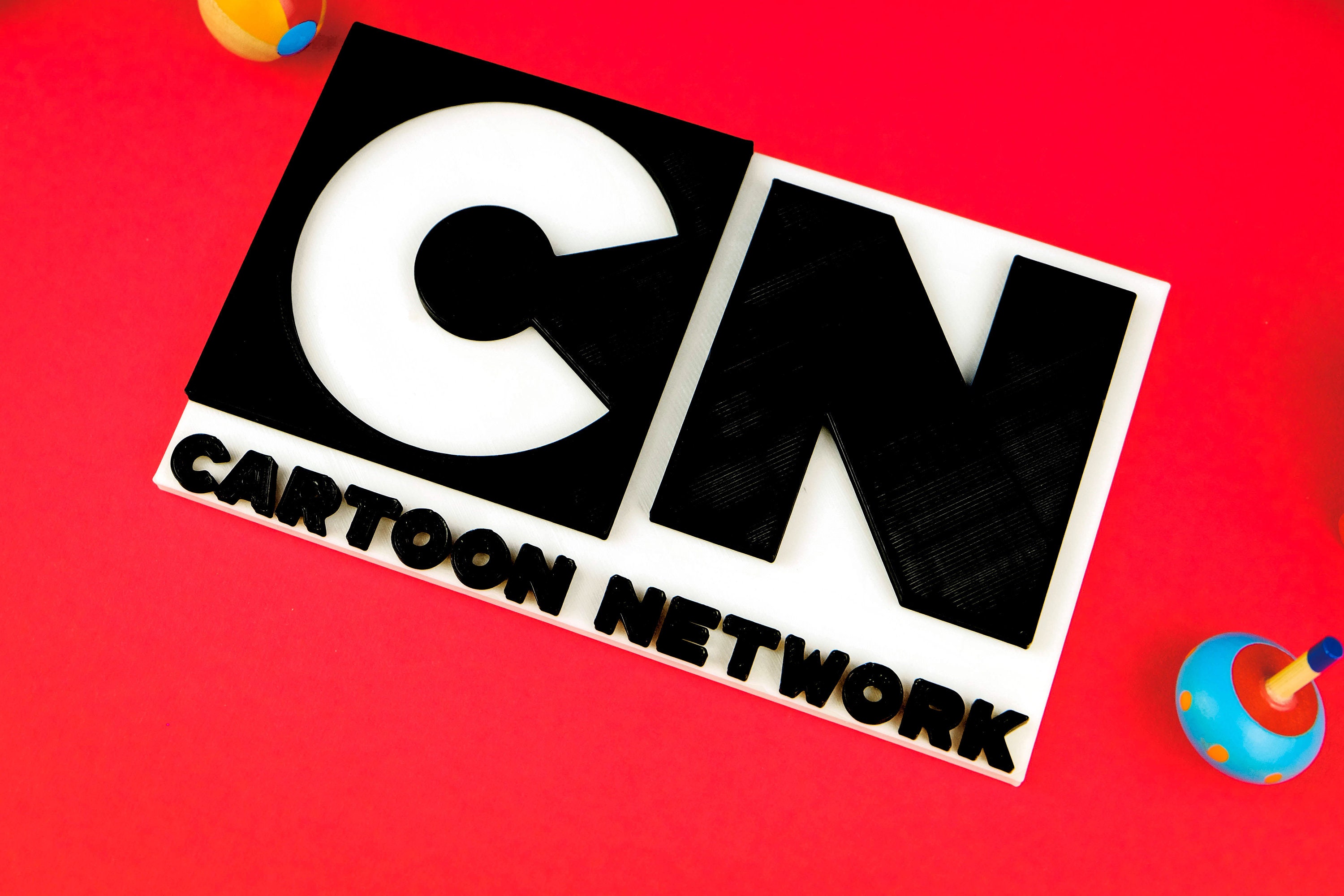 CN Cartoon Network Logo 3D Printed Pretend Play Kids Toy 3D - Etsy