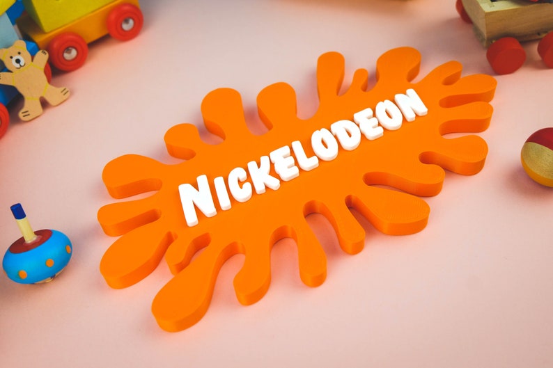 Nickelodeon 3D Printed Clasic Logo Kids Toy Pretend Play 20th - Etsy