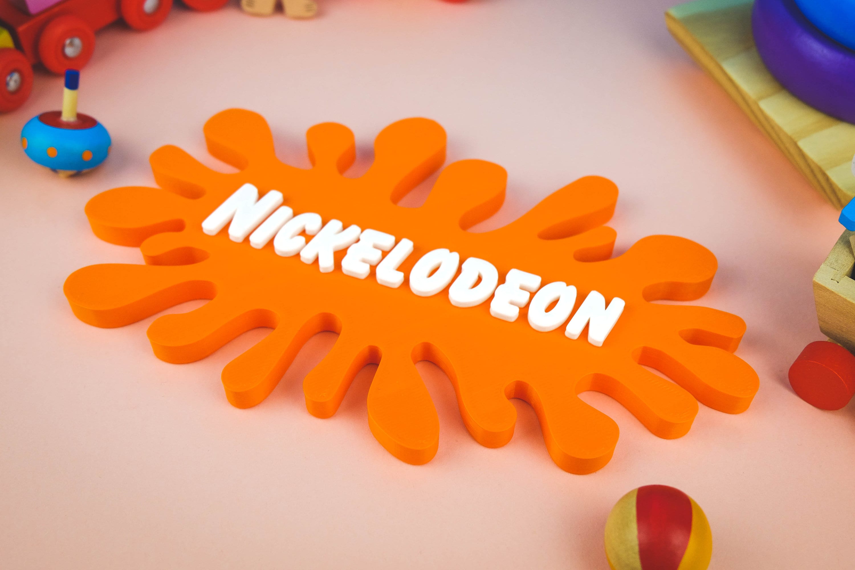 Nickelodeon 3D Printed Clasic Logo Kids Toy Pretend Play 20th - Etsy UK