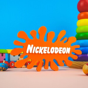 Nickelodeon 3D Printed Clasic Logo Kids Toy Pretend Play 20th Century ...