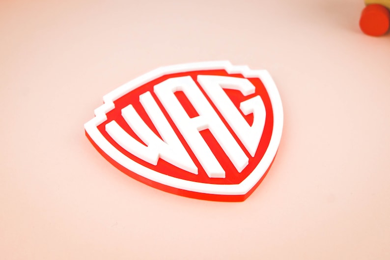 WAG Warner Animation Group Logo 3D Printed Pretend Play Kids - Etsy