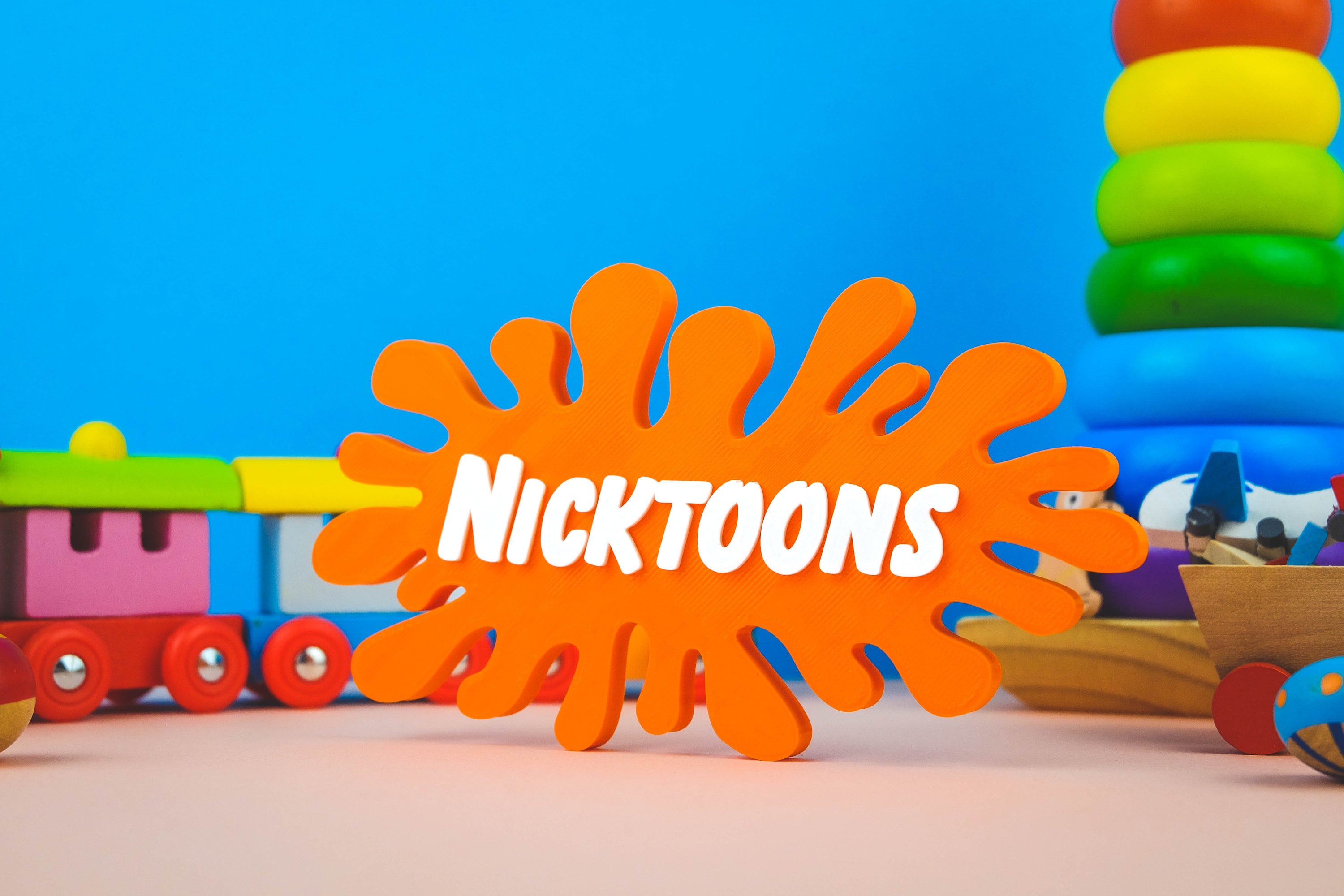 Nickelodeon Nicktoons TV Logo Nick Junior Jr 3D Printed Stand - Etsy ...