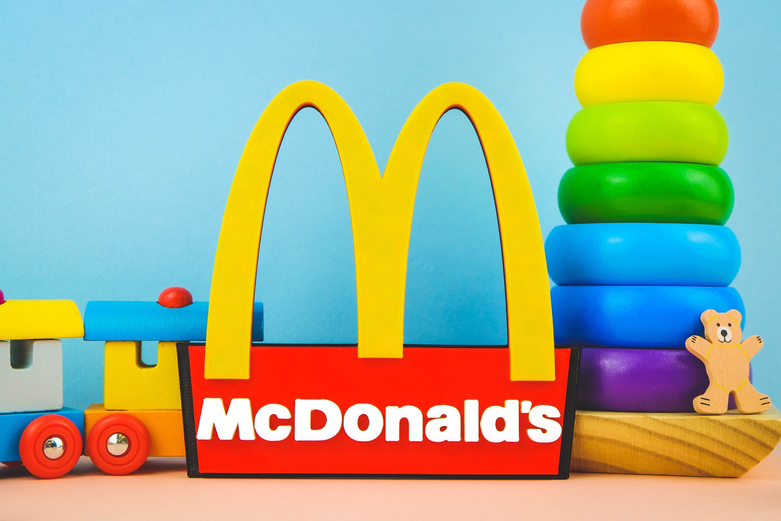 3d Mcdonalds Logo Editorial Use Only 3d Animation Mcdonalds Stock