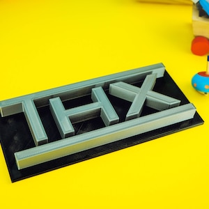 THX 3D Printed Logo Sign Home Cinema Theater Decor 3D Print Decoration ...