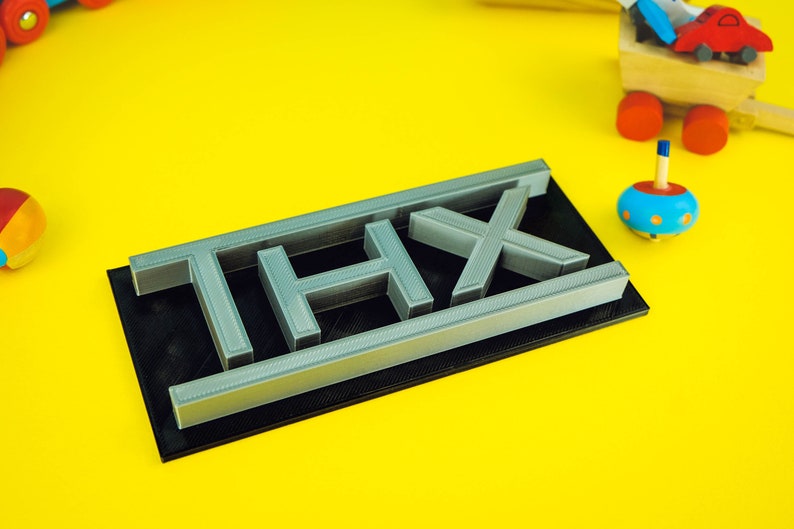 THX 3D Printed Logo Sign Home Cinema Theater Decor 3D Print Decoration ...