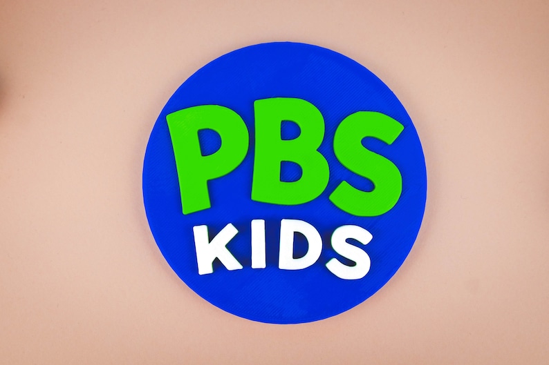 PBS Kids 3D Printed Logo - Etsy