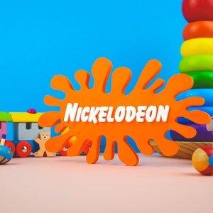 Nickelodeon 3D Printed Clasic Logo Kids Toy Pretend Play 20th Century ...