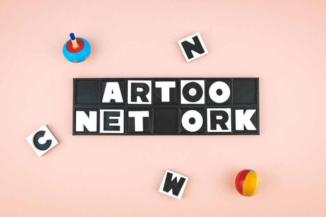 Cartoon Network Build Set Logo 3D Printed Pretend Play Kids Toy 3D ...