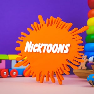 Nickelodeon Nicktoons Old TV Logo Nick Junior Jr 3D Printed - Etsy