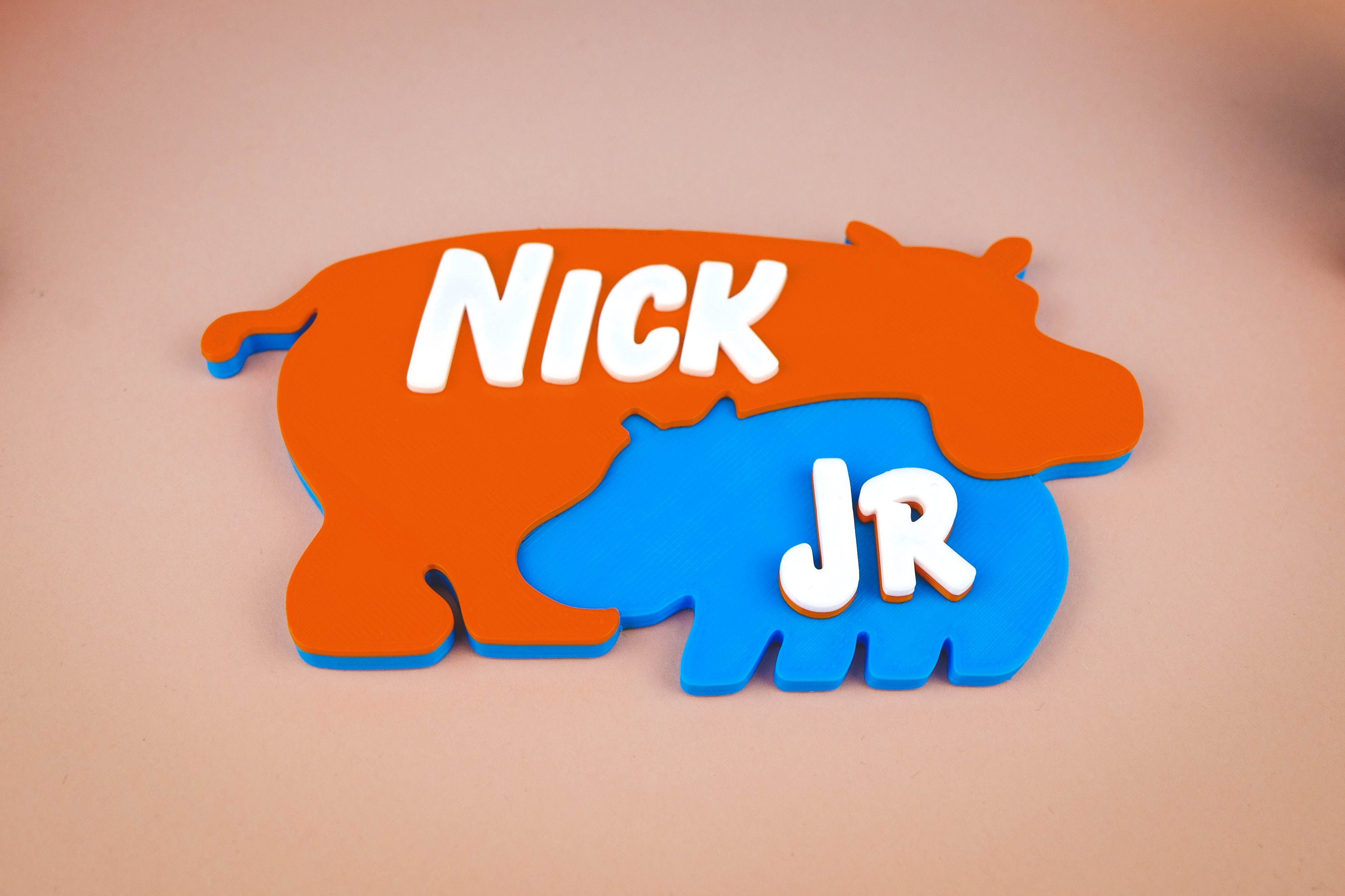 Nick Jr Hippos Logo 3D Printed Logo Kids Toy - Etsy Israel