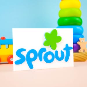 Sprout 3D Printed Logo Pretend Play TVOKIDS 20th Century Fox Kid TV ...