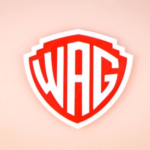 WAG Warner Animation Group Logo 3D Printed Pretend Play Kids Toy 3D ...