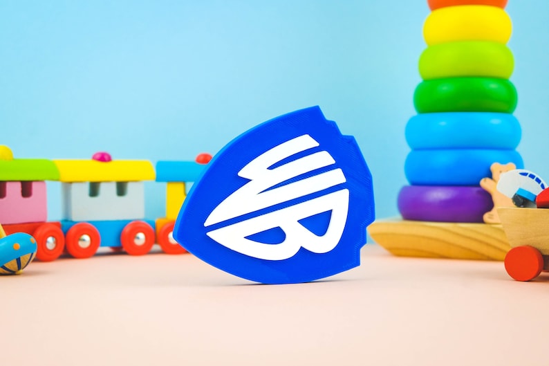 New Warner Bros Animation Group Logo 3D Printed Pretend Play Kids Toy ...