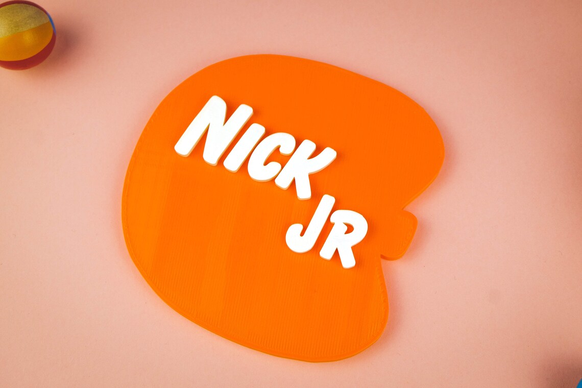 Nick Jr Leaf 3D Printed Logo Nickelodeon Junior - Etsy Canada