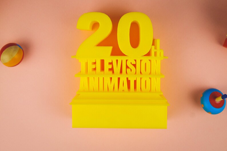 20th Television Animation 3D Printed Logo - Etsy