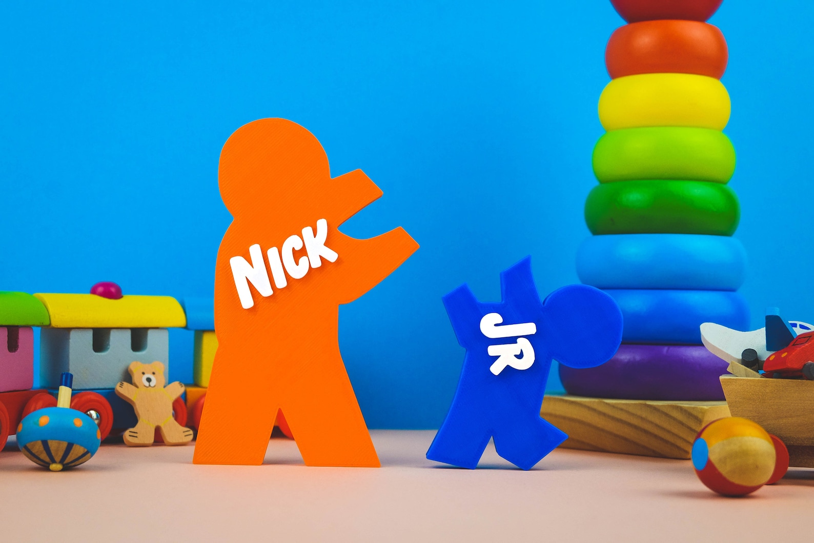 Nick Jr Father And Son 3d Printed Logo Clasic Version Etsy Polska