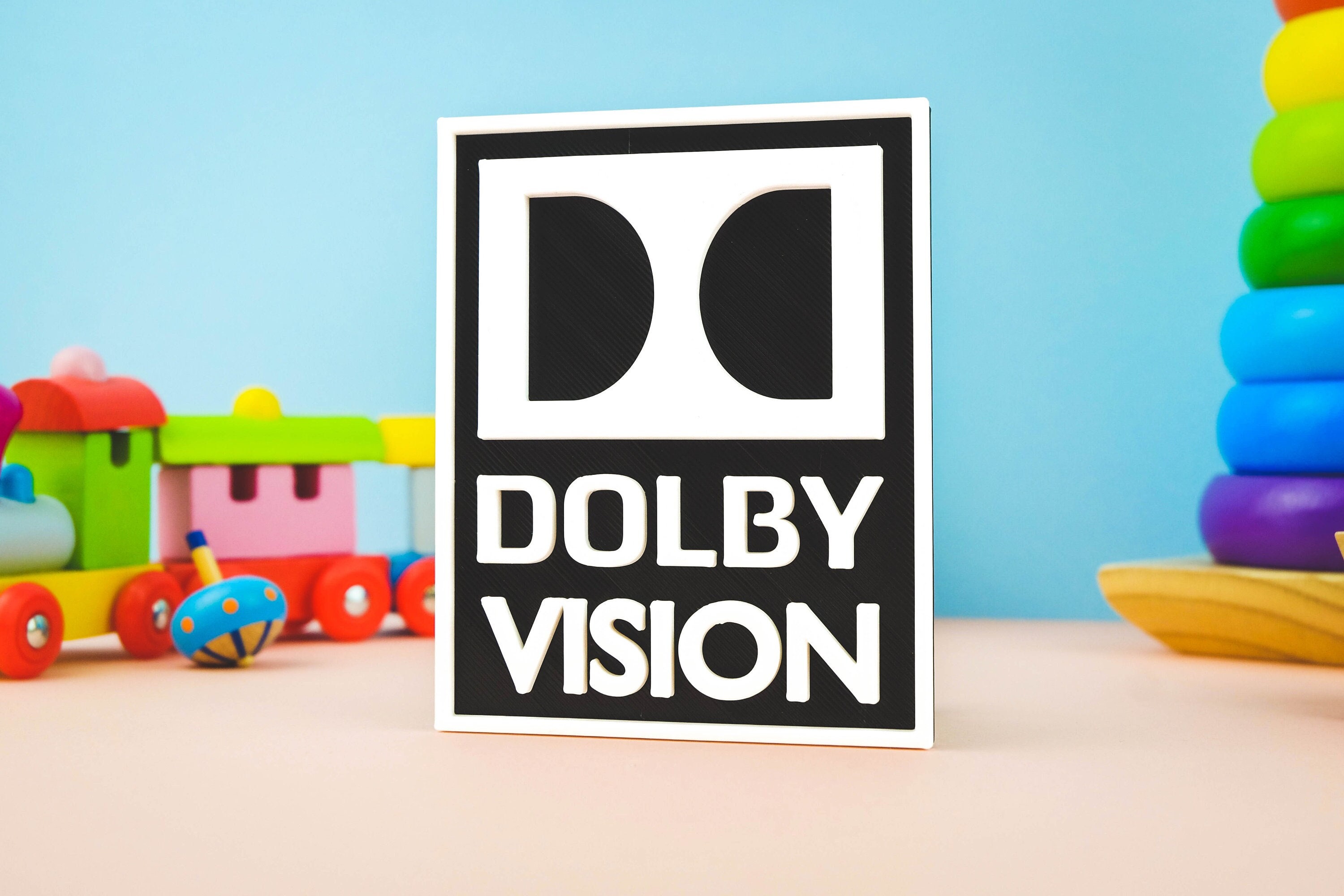 Dolby Vision 3D Printed Logo Sign Home Cinema Theater Decor 3D - Etsy