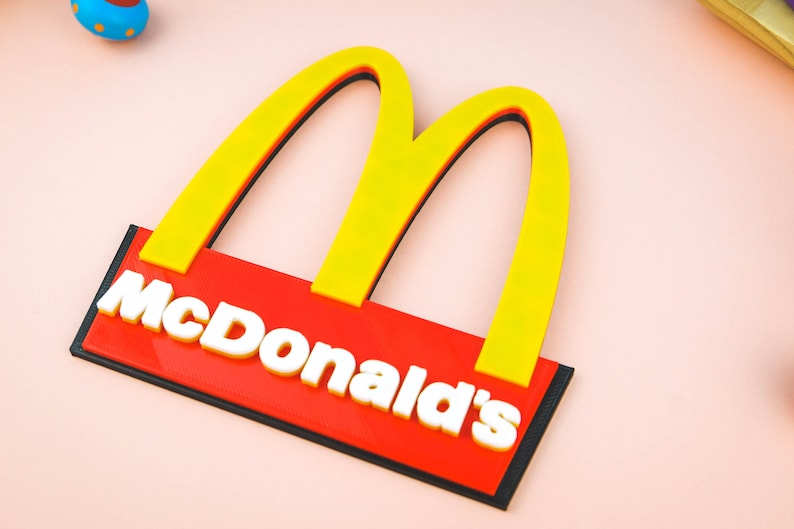 Mcdonalds Logo 3D Printed Mcdonald Arch Pretend Play Kids Toy - Etsy