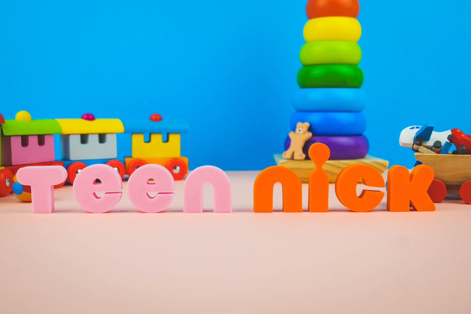 Teen Nick Letters 3D Printed Logo Pretend Play Kids Toy Nickelodeon ...
