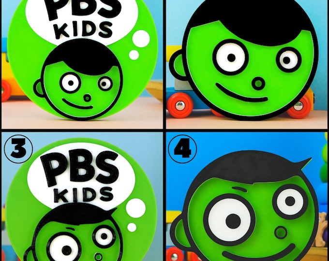 PBS Characters Toys 3D Printed Kids Gift Toy Pretend Play Figure Autism ...