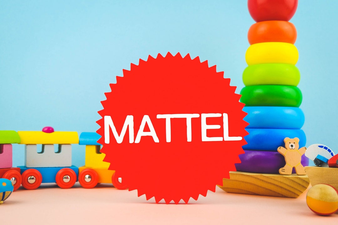 Mattel Logo 3D Printed Pretend Play Kids Toy Gift 3D Printing Warner 3D ...