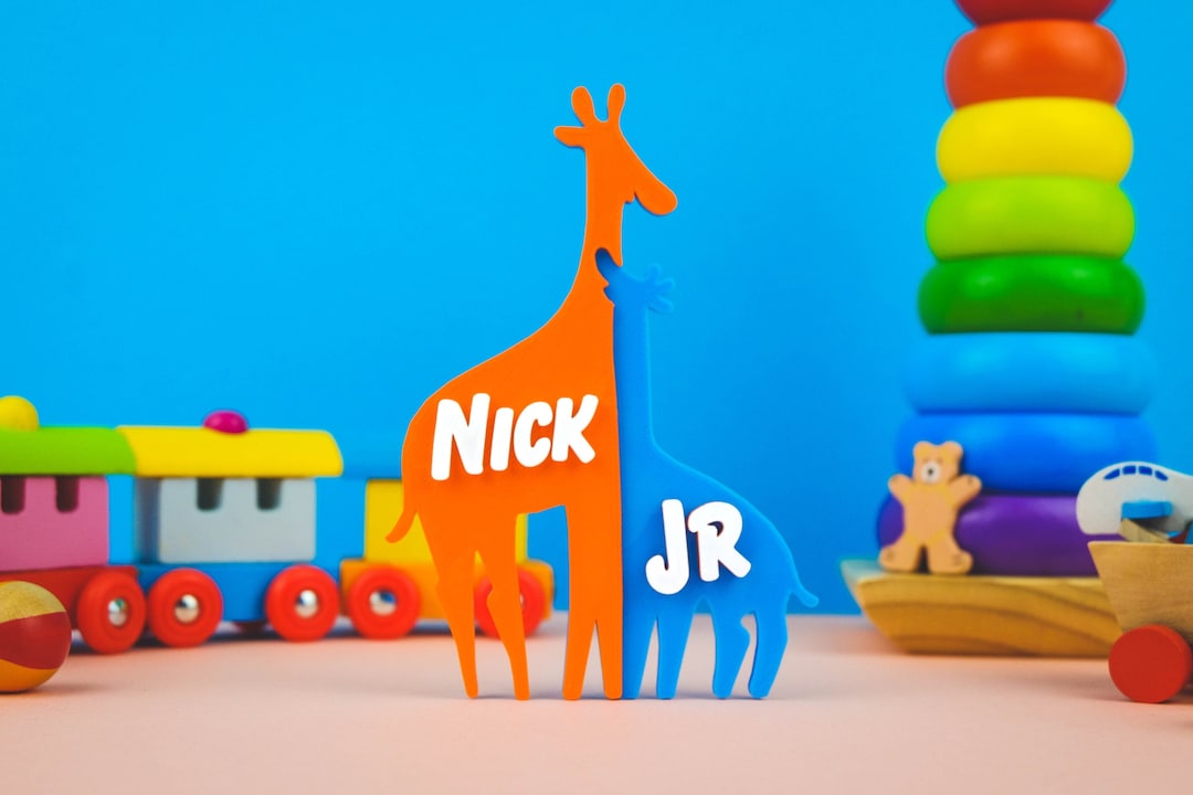 Nick Jr Giraffe Logo 3D Printed Logo Kids Toy - Etsy