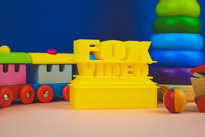 Fox Video 3D Printed Logo - Etsy