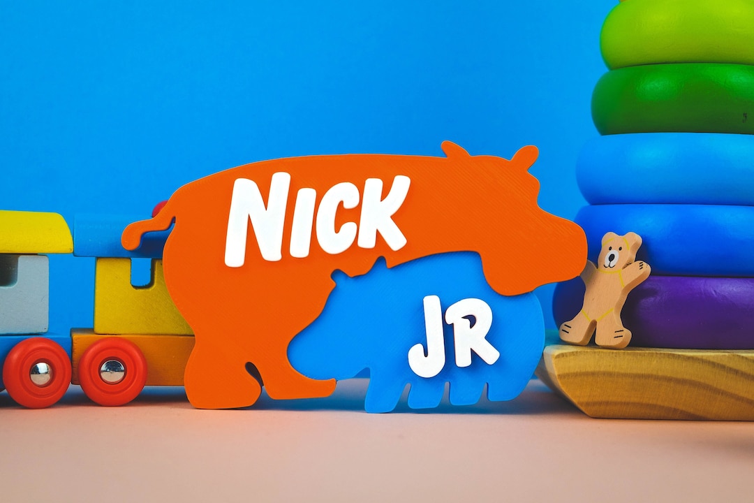Nick Jr Hippos Logo 3D Printed Logo Kids Toy - Etsy