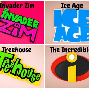 Invader Zim Logo, Ice Age Logotype, Treehouse Sign Decor, the ...